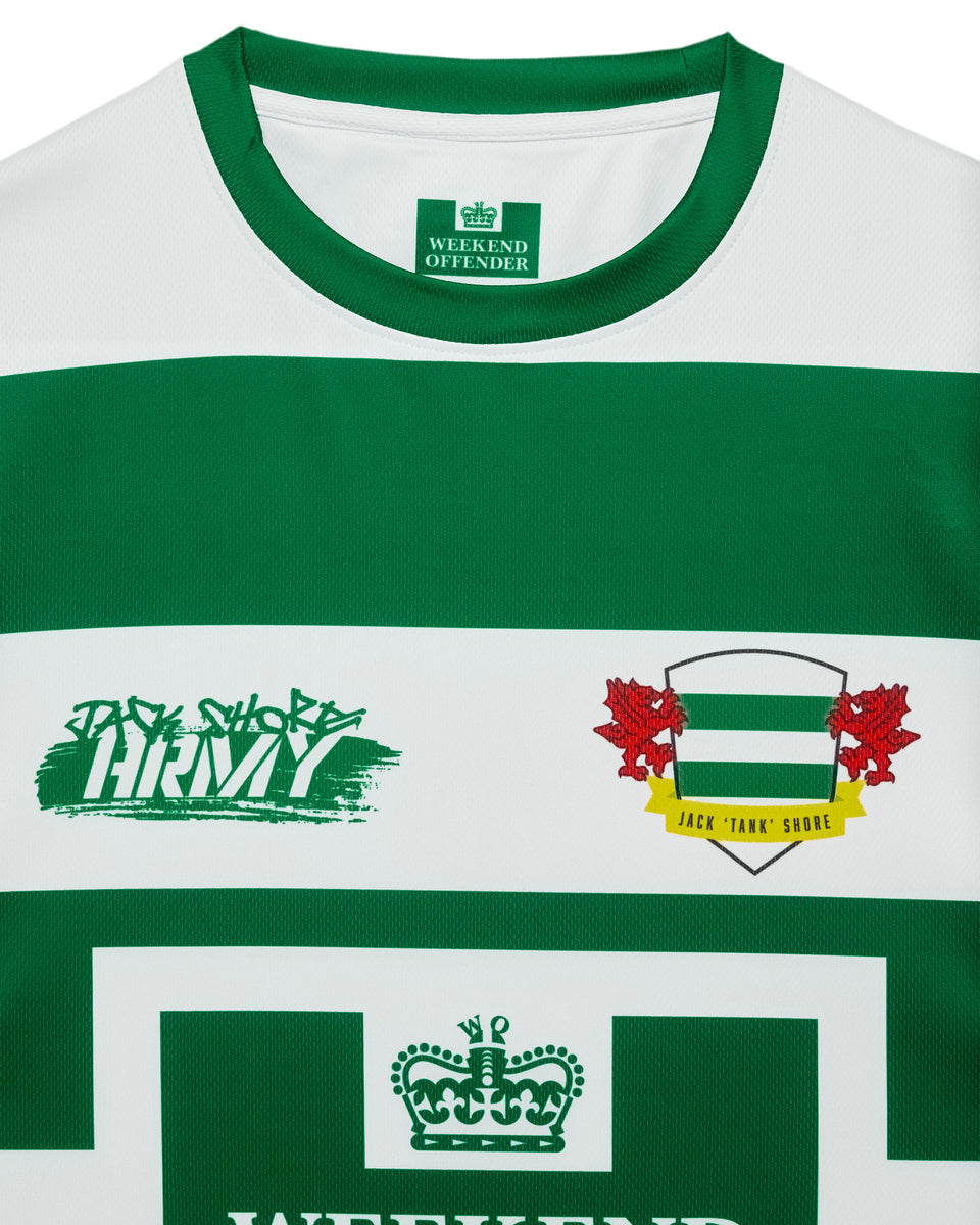 Jack Shore Tank Football Shirt Green – Weekend Offender