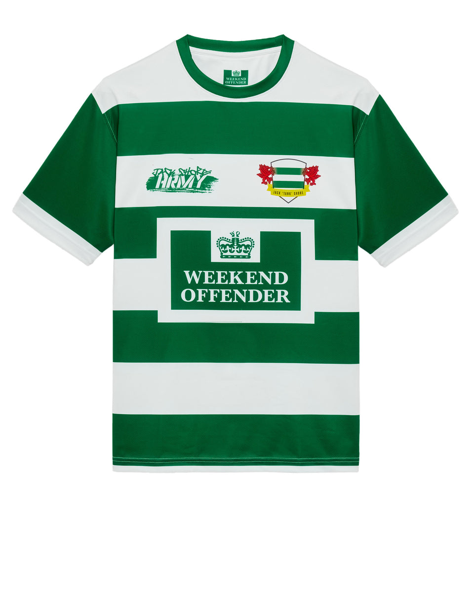 Jack Shore Tank Football Shirt Green – Weekend Offender