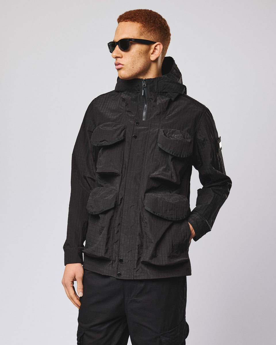 Cotoca Ripstop Field Jacket Black – Weekend Offender