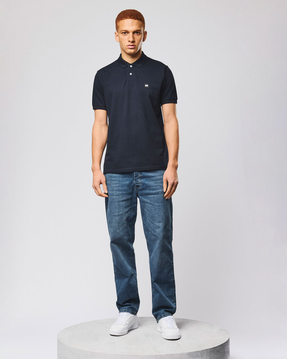 Heathcote Polo Shirt Navy – Weekend Offender