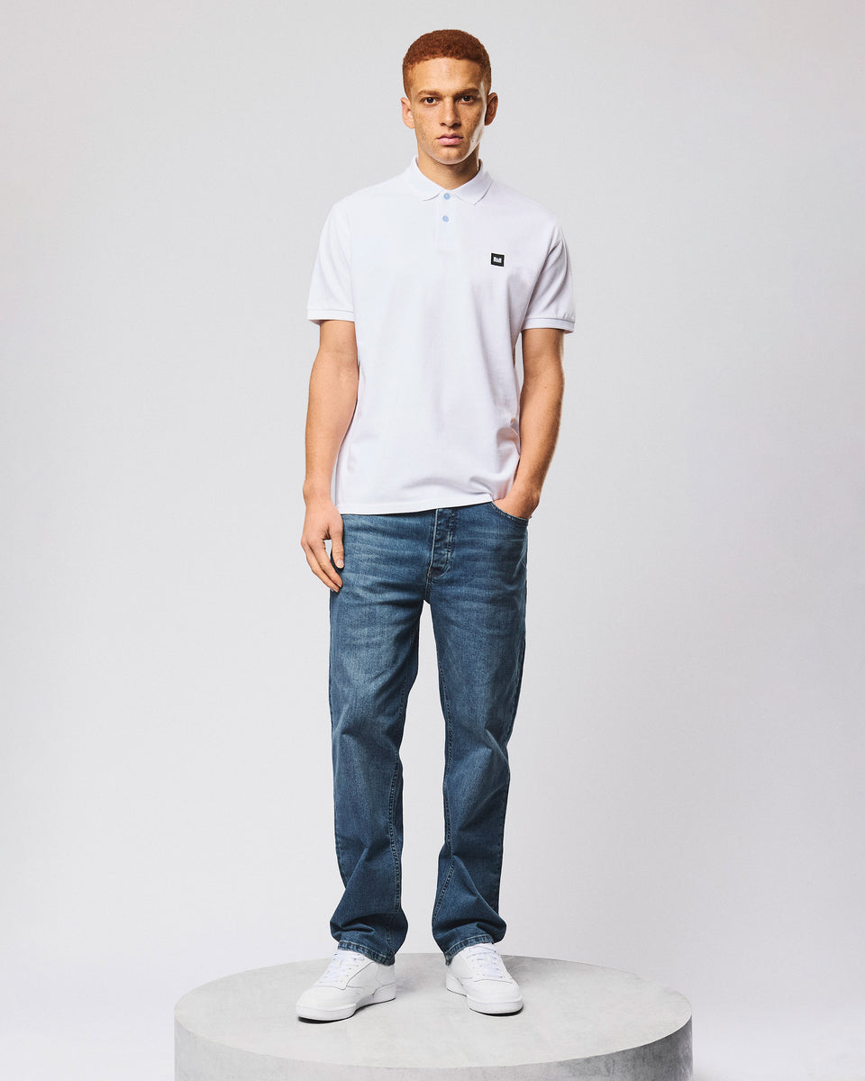 Heathcote Polo Shirt White – Weekend Offender