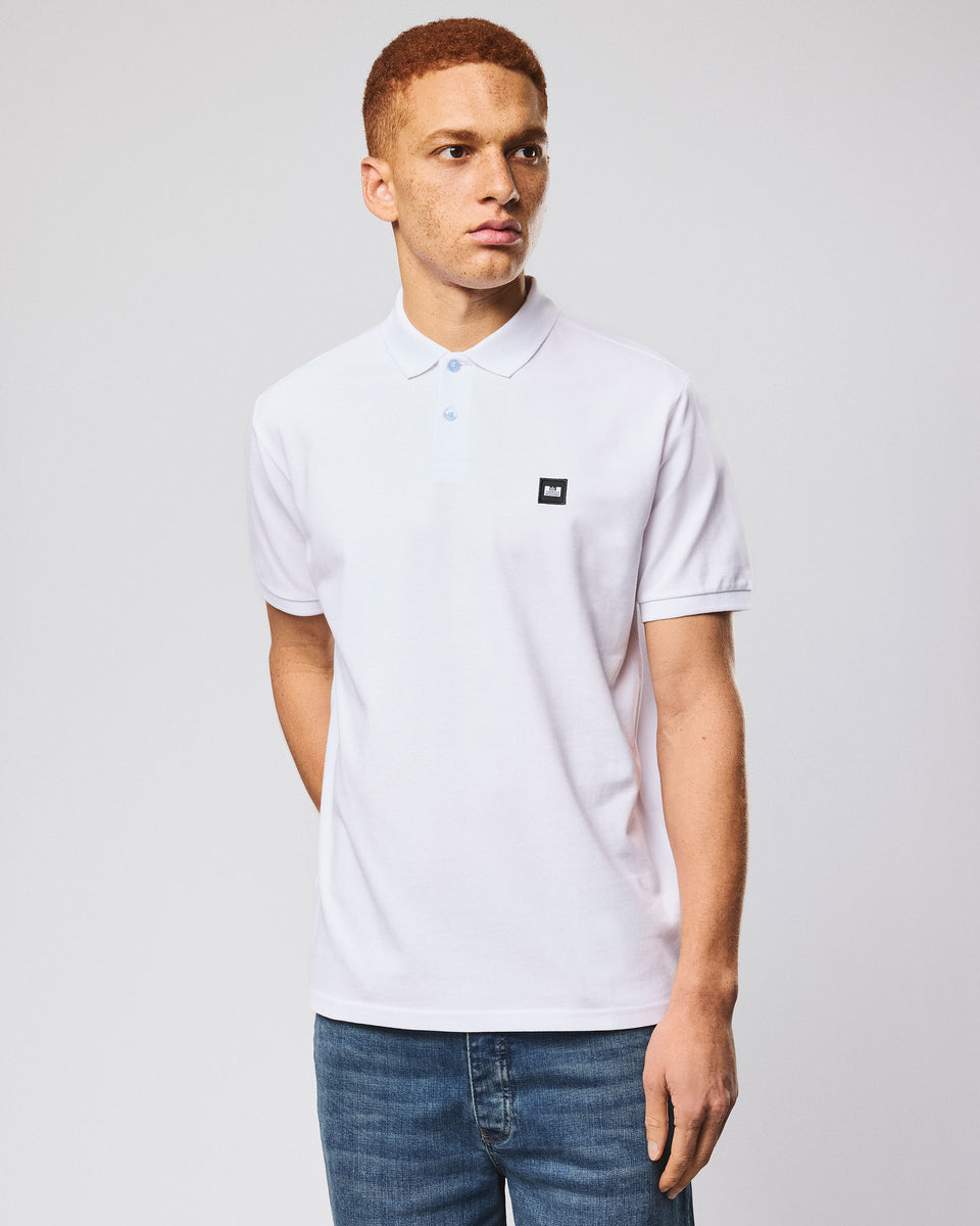 Heathcote Polo Shirt White – Weekend Offender