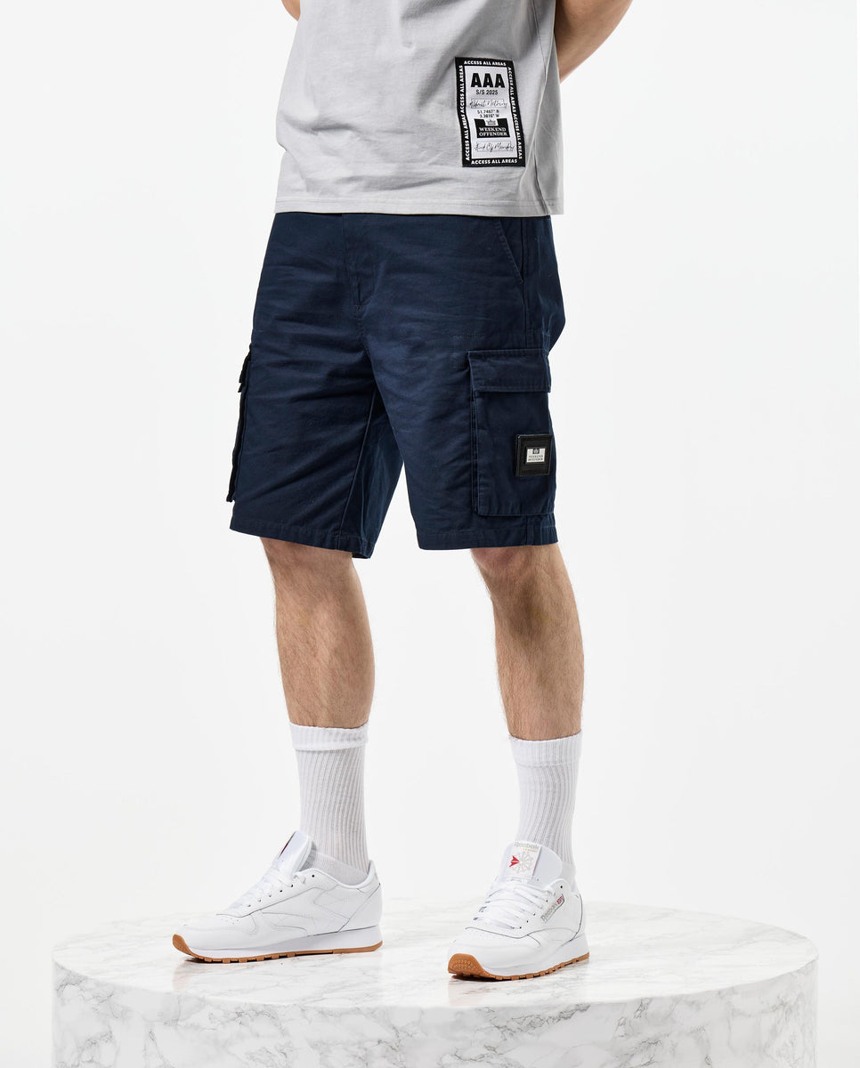 Mascia Cargo Shorts Navy – Weekend Offender