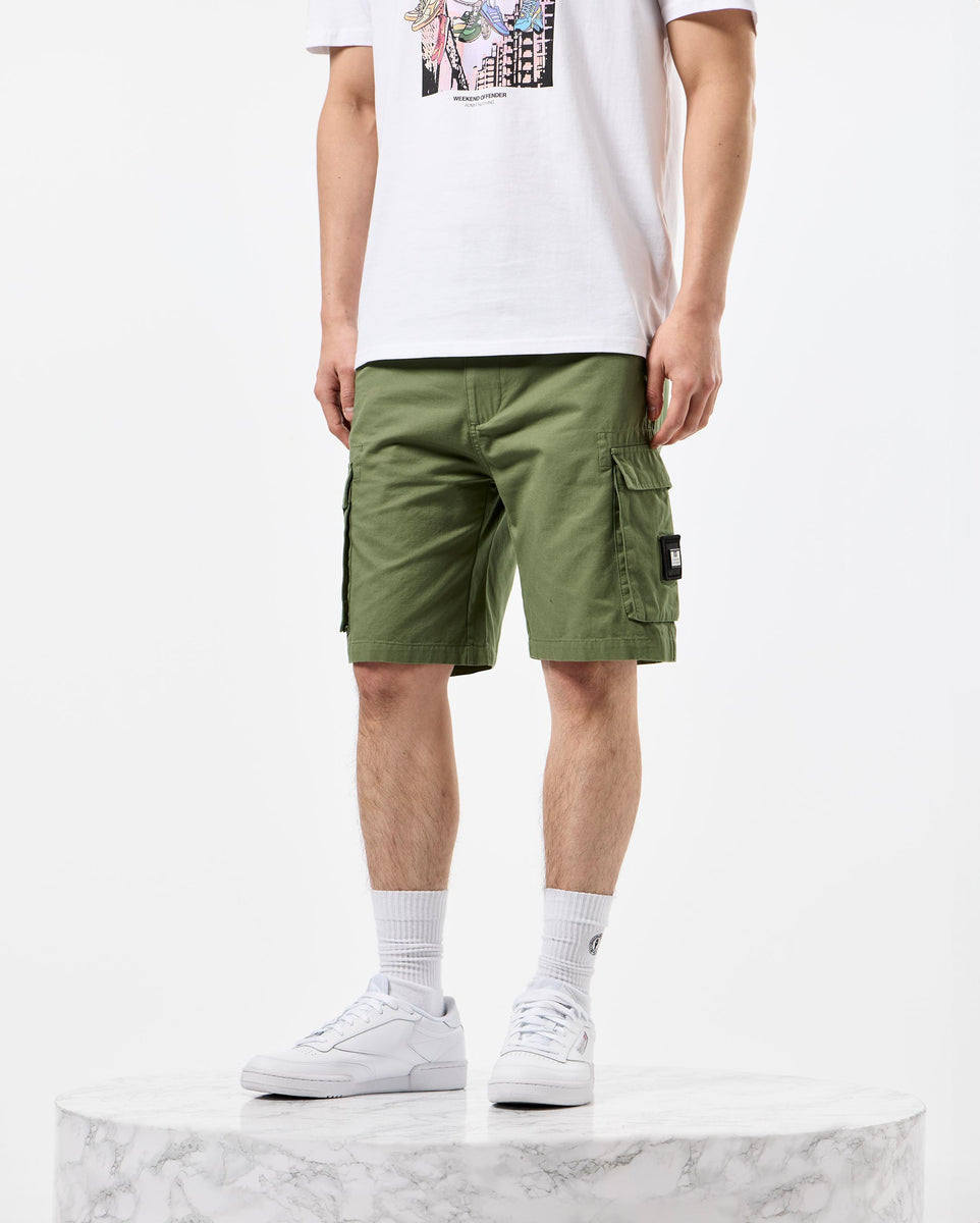 Mascia Cargo Shorts Sapling Green – Weekend Offender