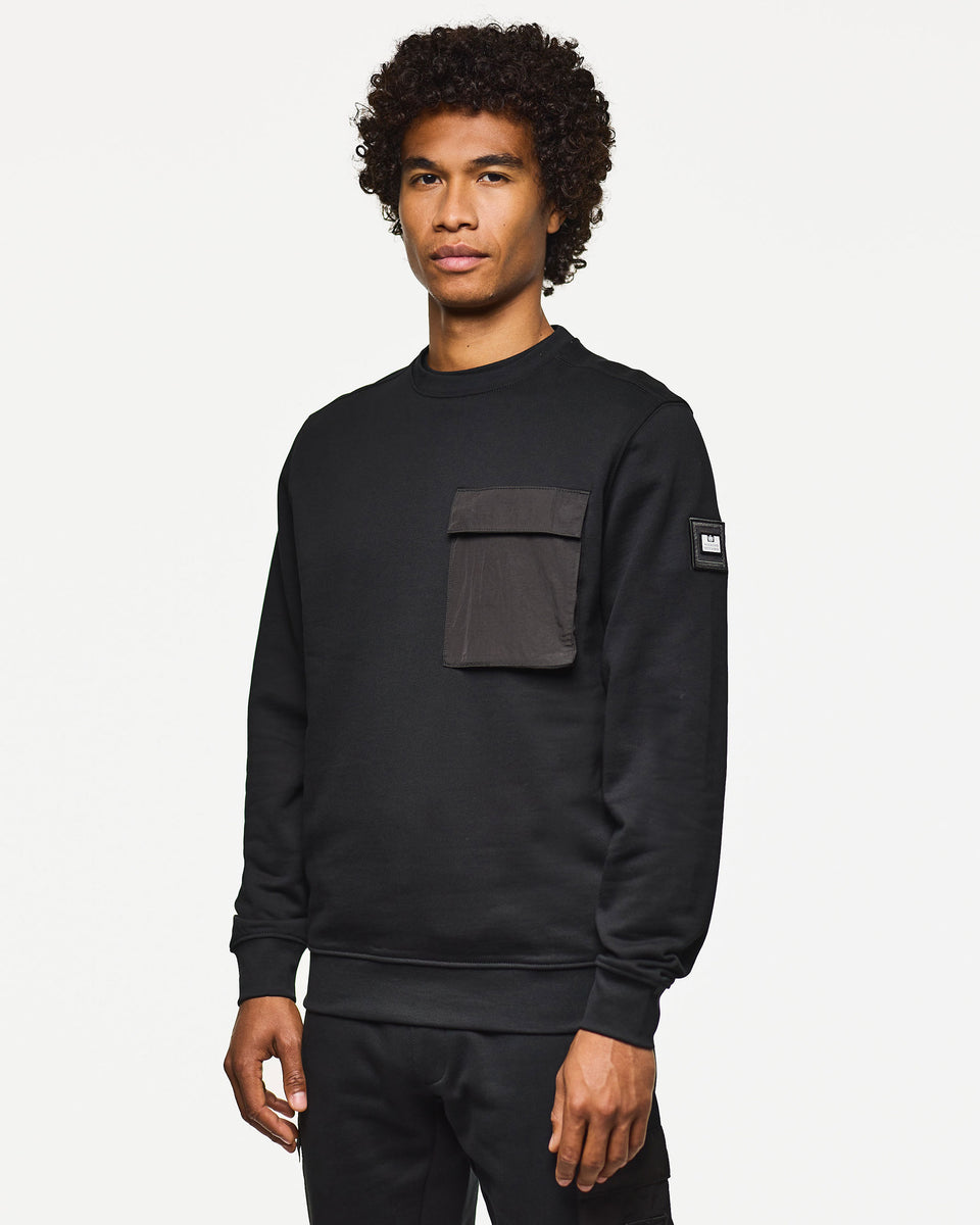 Neve Sweatshirt Black – Weekend Offender