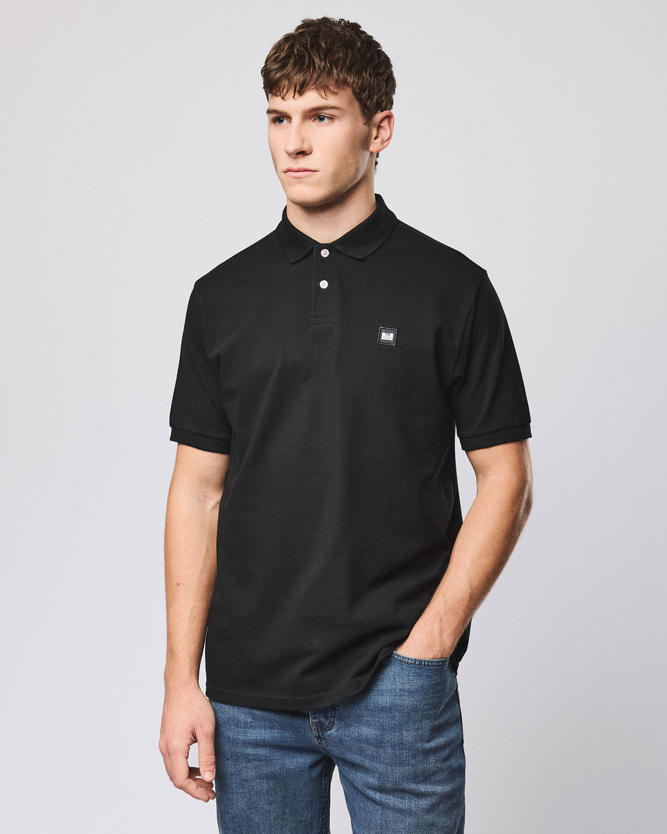 Heathcote Polo Shirt Black – Weekend Offender